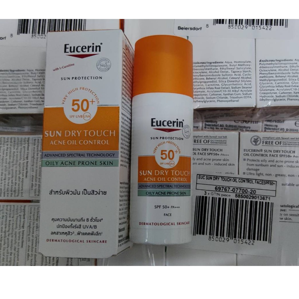 EUCERIN SUN DRY TOUCH OIL CONTROL FACE SPF50+ PA+++ - shopgoodhealth ...