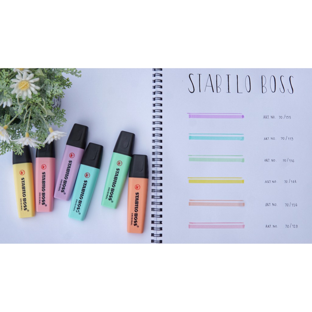 STABILO BOSS PASTEL 6 colors - nana.pakkasee - ThaiPick