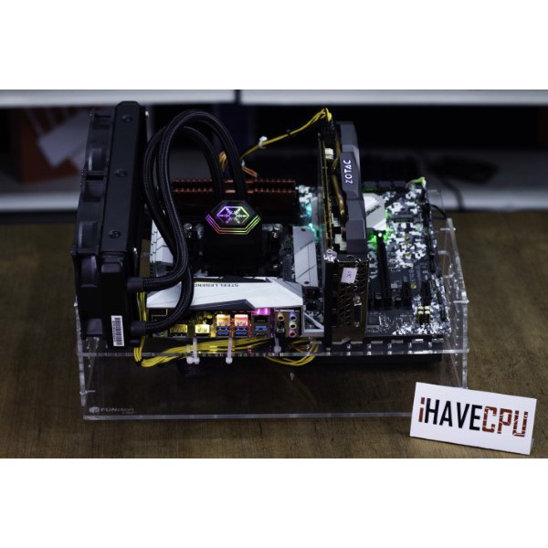iHAVECPU AMD Ryzen 7 1700 8C 16T 3.7Ghz / 16GB DDR4 / SSD NVME M.2 256GB หรือ SSD 480 GB / 600W ...