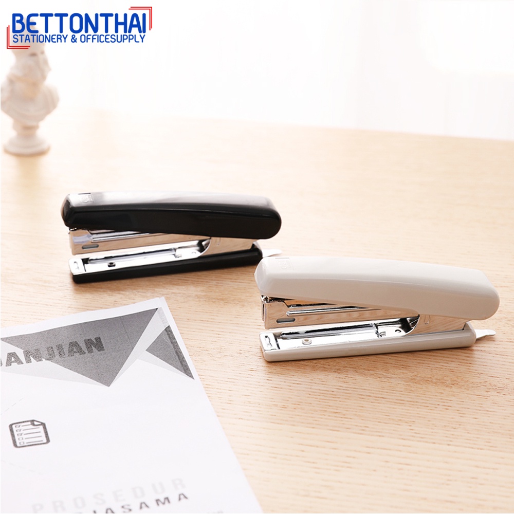 Deli 0221 Stapler เครื่องเย็บกระดาษเบอร์ 10 เย็บได้ 15 แผ่น คละสี1ชิ้น ...
