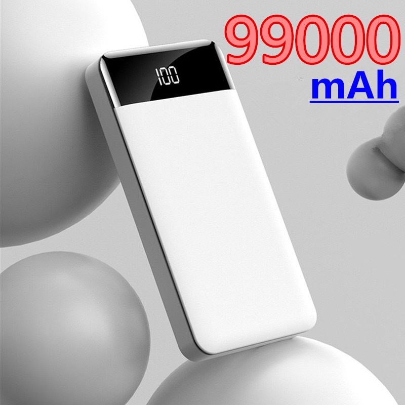 Original Power Bank 99000mAh LED Portable Charging PowerBank External ...