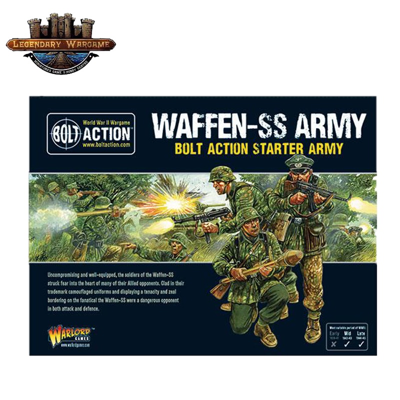 พร้อมส่ง WARLORD GAMES WAFFEN SS STARTER ARMY โมเดลจำลอง ...