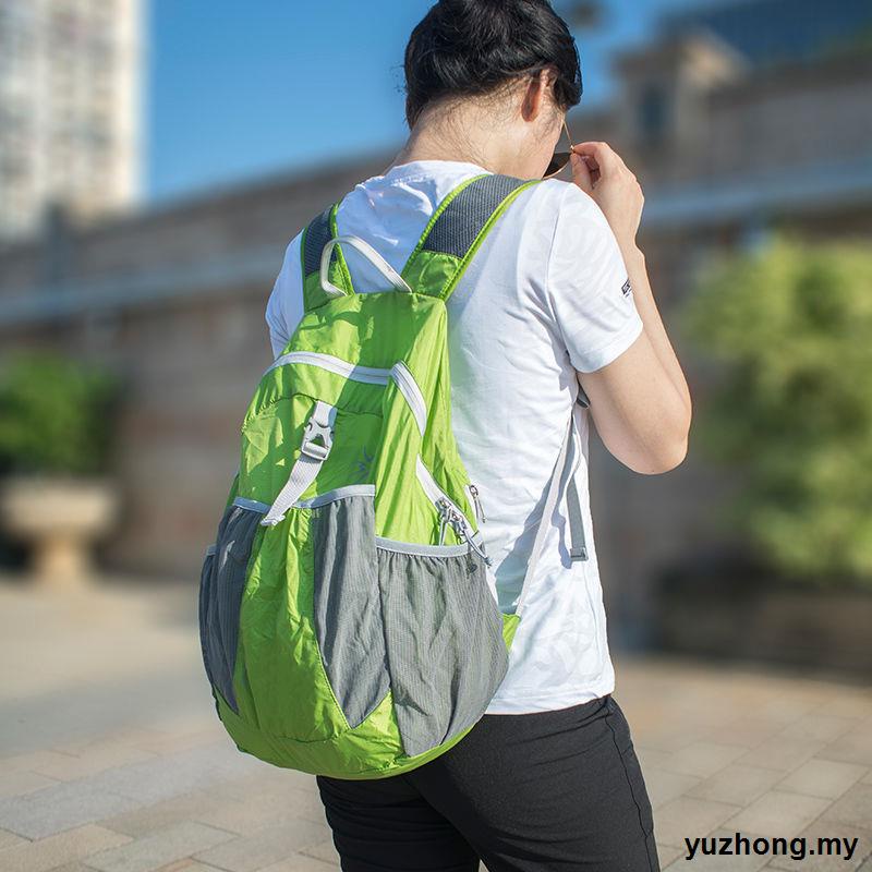 Ultra-thin backpack women s outdoor travel foldable skin bag ...