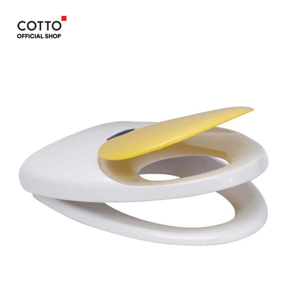 Cotto C9111 ฝารองนั่ง รุ่น DUAL SMILE (มีน๊อตและอุปกรณ์ติดตั้ง) (Soft ...