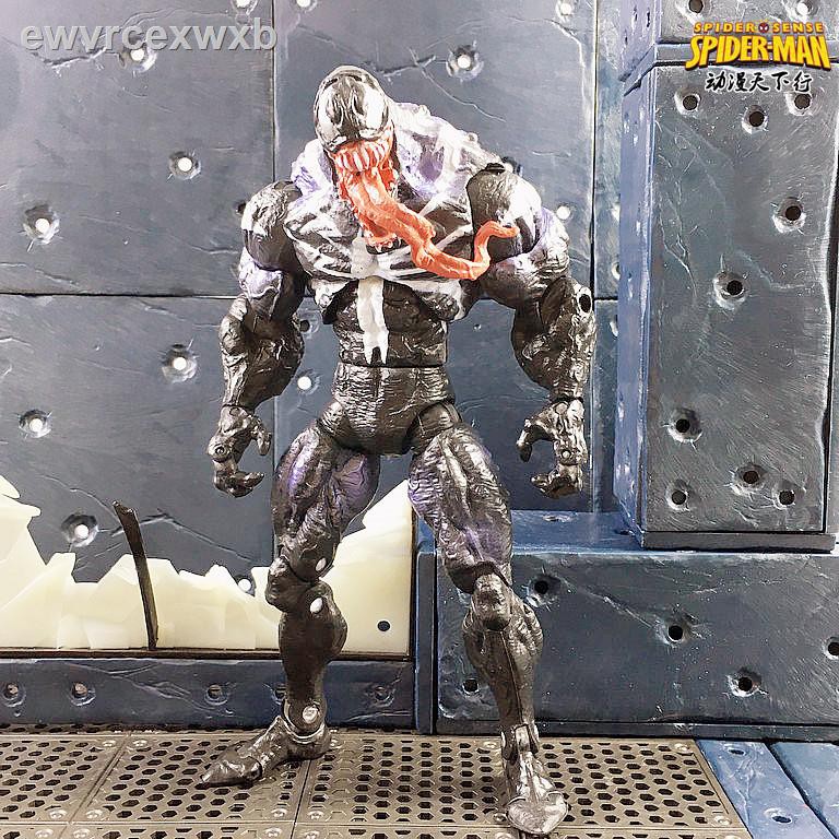 ของเล่นอะนิเมะﺴMarvel Avengers 4 Spider-Man Venom Howl Riot 6-inch ...