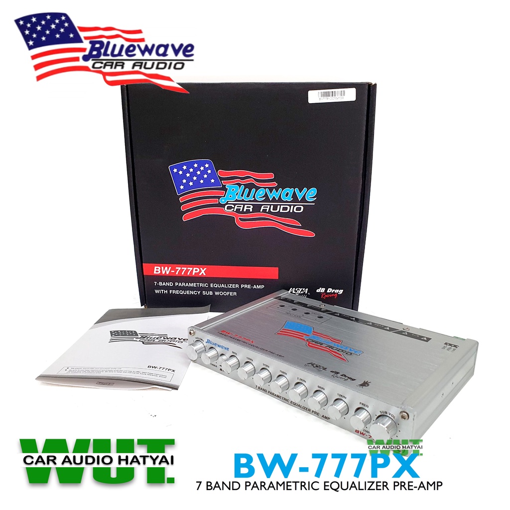 Bluewave เครื่องเสียงรถยนต์ ปรีแอมป์ ปรี7แบน ปรี7Band หัวทิฟฟานี่ ...