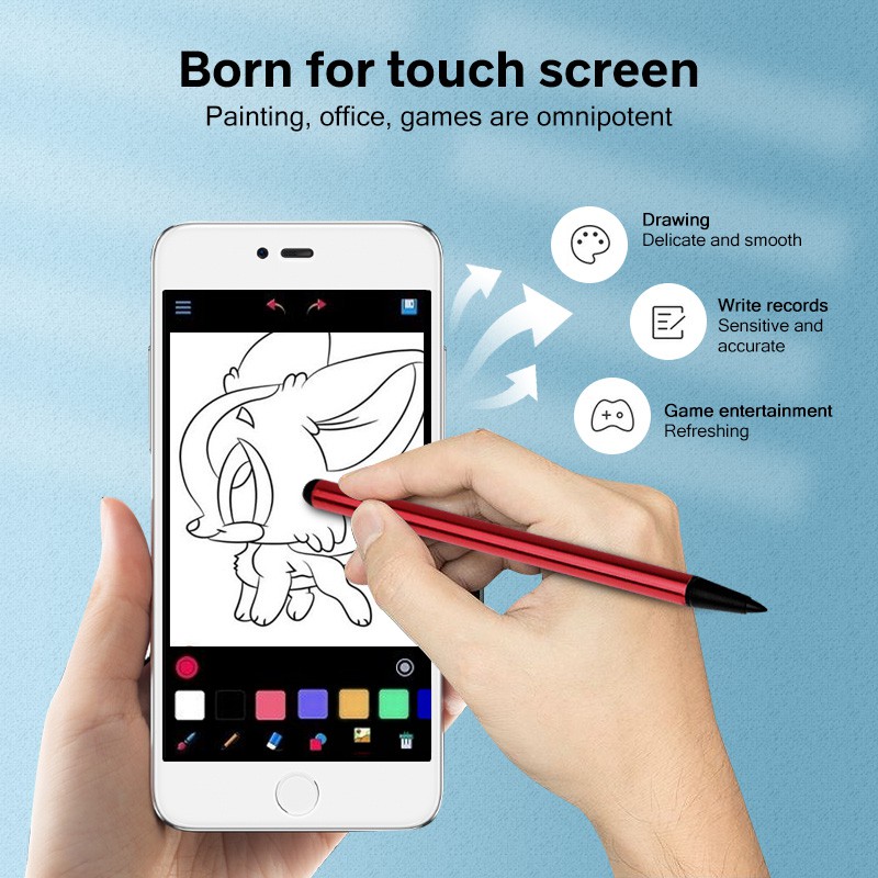 HdoorLink 2 ใน 1 ปากกาสไตลัส Capacitive Resistive Touch Screen Pencil ...