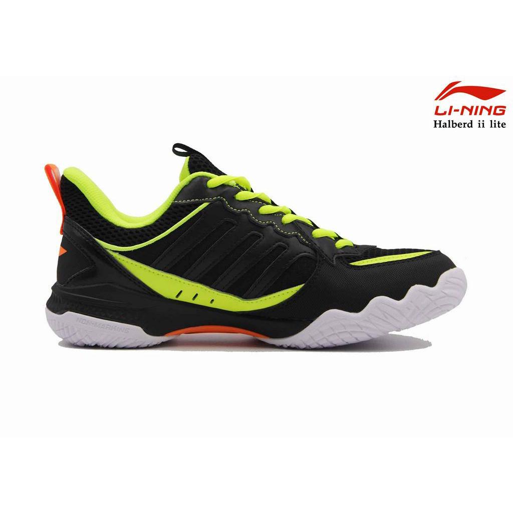 LI-NING รองเท้าแบดมินตัน HALBERD II LITE (AYTQ019-2S) BLACKGREEN ...