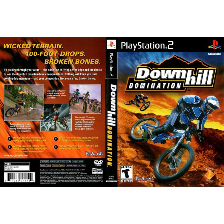 DOWNHILL DOMINATION [PS2 US : DVD5 1 Disc] | Shopee Thailand