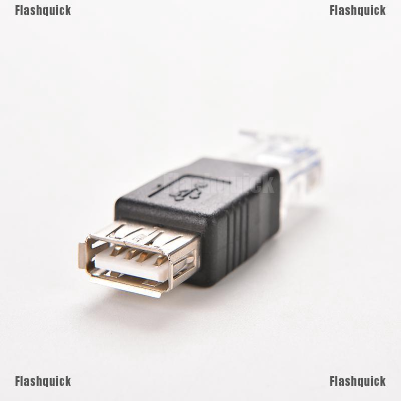 RJ45 Male to USB AF A Female อะแดปเตอร์ซ็อกเก็ต Lan Network Ethernet ...