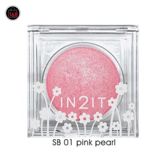 ถูก/แท้ IN2IT Sheer Shimmer Blush SB01 (pink pearl) อินทูอิท เชียร์ ชิม ...