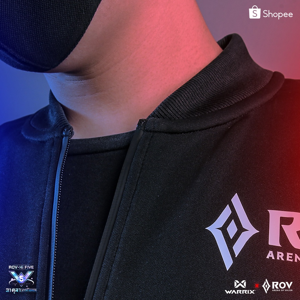 ล็อตสุดท้ายกับ WARRIX Jacket x RoV 5th Anniversary เสื้อแจ็คเก็ตเฟล็กฉลองครบรอบ 5 ปี ROV (WA ...