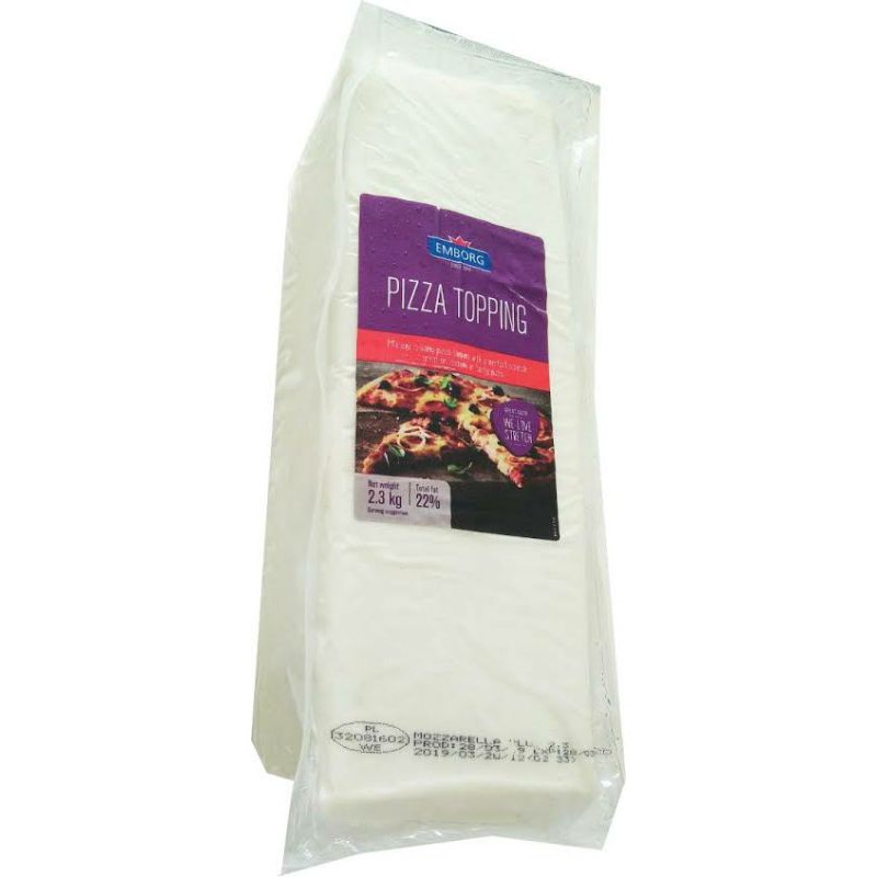 EMBORG Pizza Topping มอสซาเรลล่าชีส 2.5kg ชีสสำหรับทำพิซซ่า Mozzarella ... EMBORG Pizza Topping มอสซาเรลล่าชีส 2.5kg ชีสสำหรับทำพิซซ่า Mozzarella ...