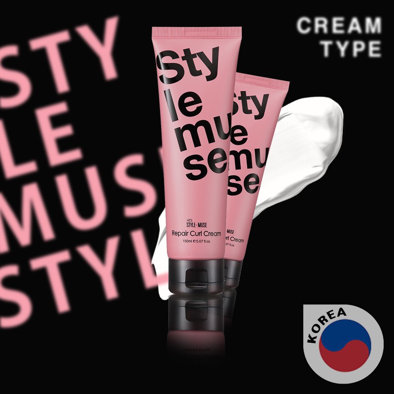 ATS Style Muse Repair Curl Cream (เอทีเอส สไตล์ มูส รีแพร์ เคิล ครีม ...