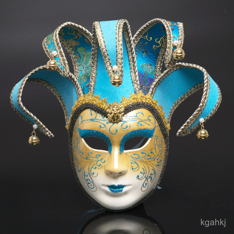European and American New Painted Halloween Ball Party Italian Mask ...