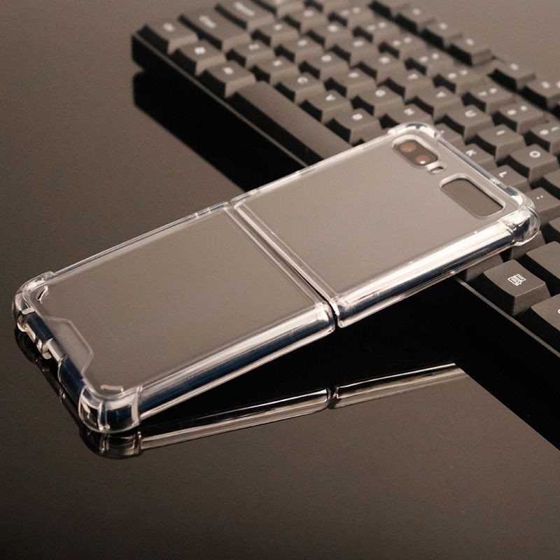 เคสโทรศัพท์มือถือแบบใสแบบนิ่มสําหรับ Samsung Z Flip F7000 - czhblc.th ...