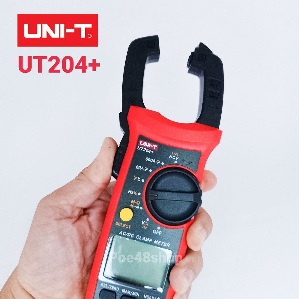 คลิปแอมป์ Digital Clamp Meter UNI-T รุ่น UT-204 Automatic Range True RMS - efuozuuof7 - ThaiPick