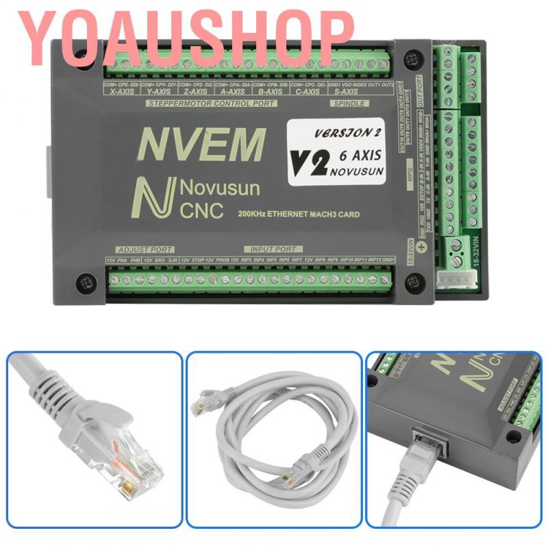 Yoaushop บอร์ดอินเตอร์เฟซ Nvem Cnc Controller 6 Axis Mach3 1 ชิ้น ...