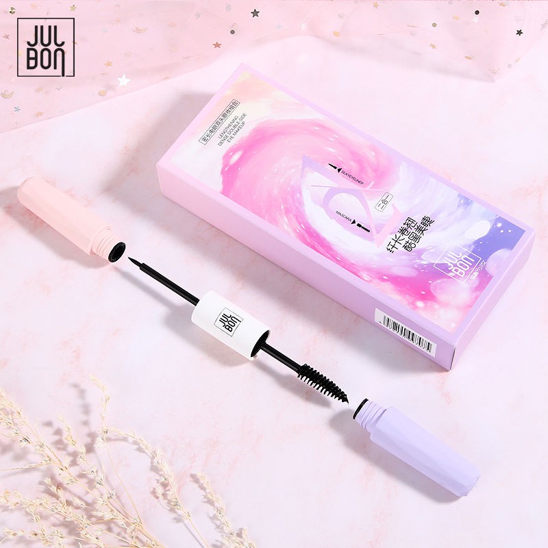 [ใช้คู่เดียว] อายไลเนอร์ Jiaobang + มาสคาร่าคอมโบกันน้ำไม่เรียบเนียนสาว ...