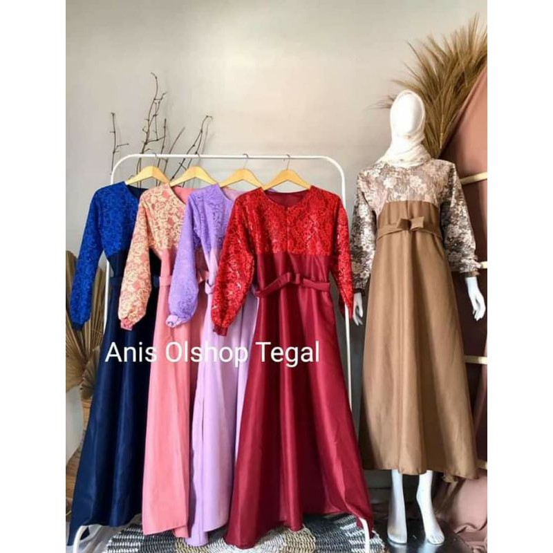 Gamis Burkat Mix กระเบื้อง Gamis รุ่นล่าสุด 2021 - anis.olshop.th ...