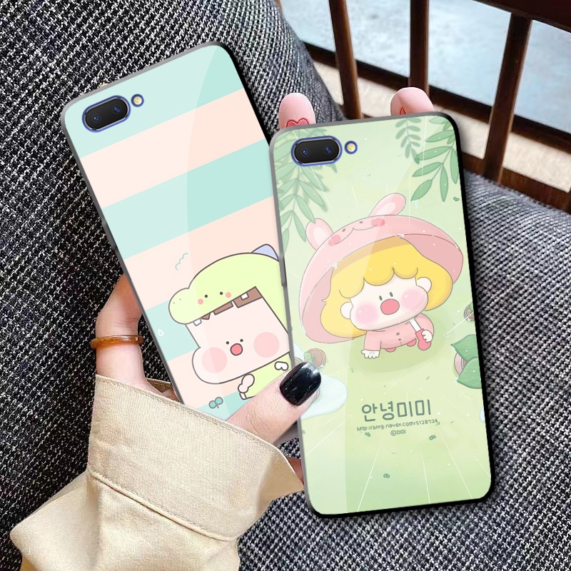 Realme5i เคสมือถือ OPPO RENO2f เคสโทรศัพท์ oppo A3S case A15 ฝาครอบ ...