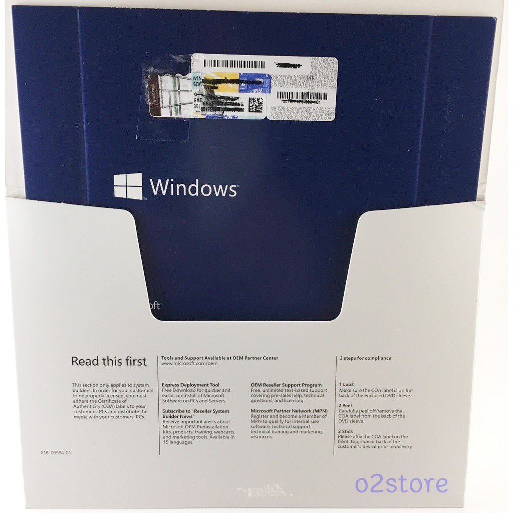 Windows 7 Pro SP1 3264 Bit English OEM - Box DVD (2PC) - s_ittisak ...