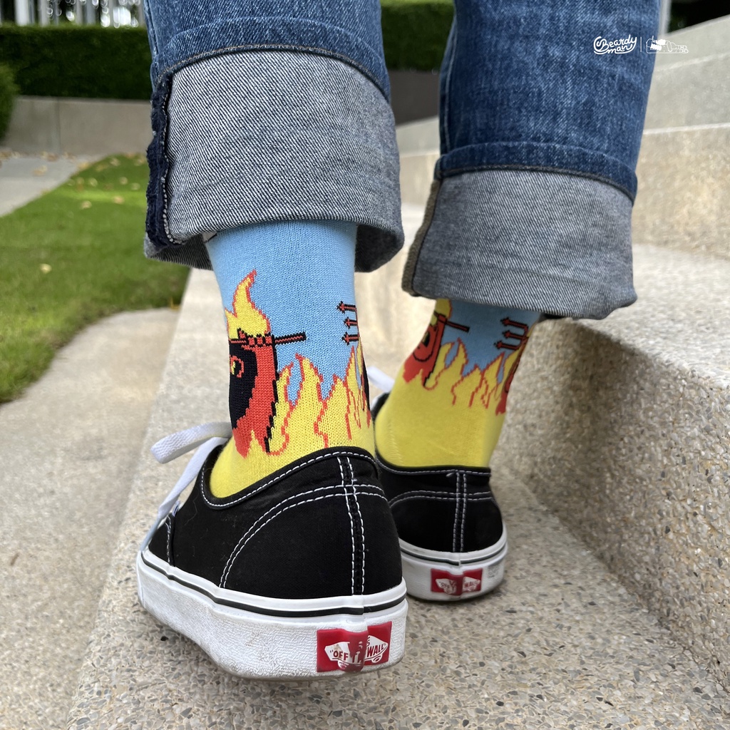 Beardy10 Heaven and Hell Socks - beardy10 - ThaiPick