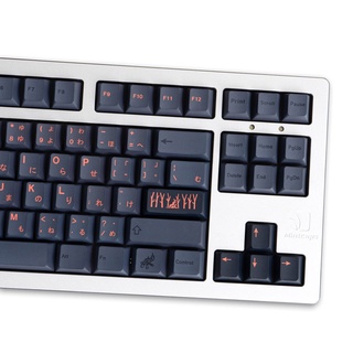 ┇∏Gmk Cinder Cherry Profile 136 คีย์ PBT Keycap Dye-Sub ภาษาอังกฤษที่ ...