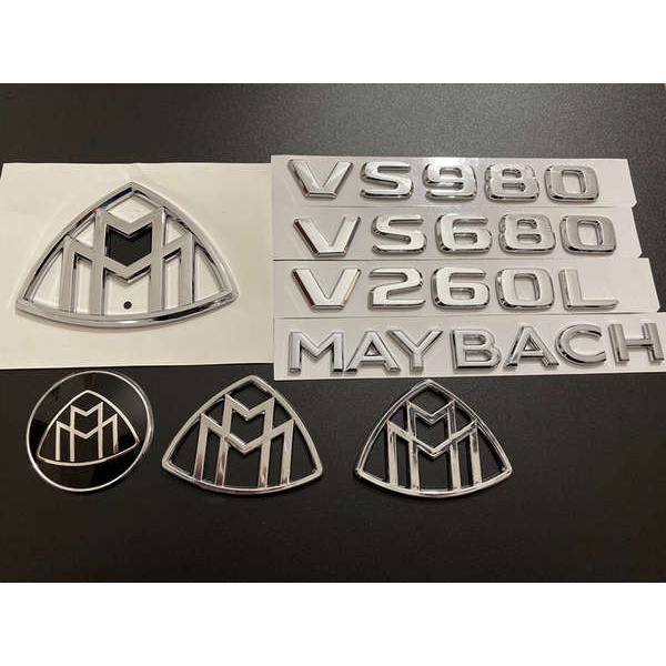 โลโก้ โลโก้รถ Car logo Mercedes-Benz V250 V260 แก้ไข Maybach VS680 VS980 รถมาตรฐาน Mercedes-Benz ...