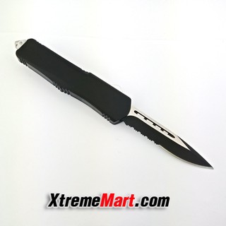 มีดสปริงตรง Microtech รุ่นใหญ่ ใบกึ่งหยัก Combat Troodon 00556 D/E ...