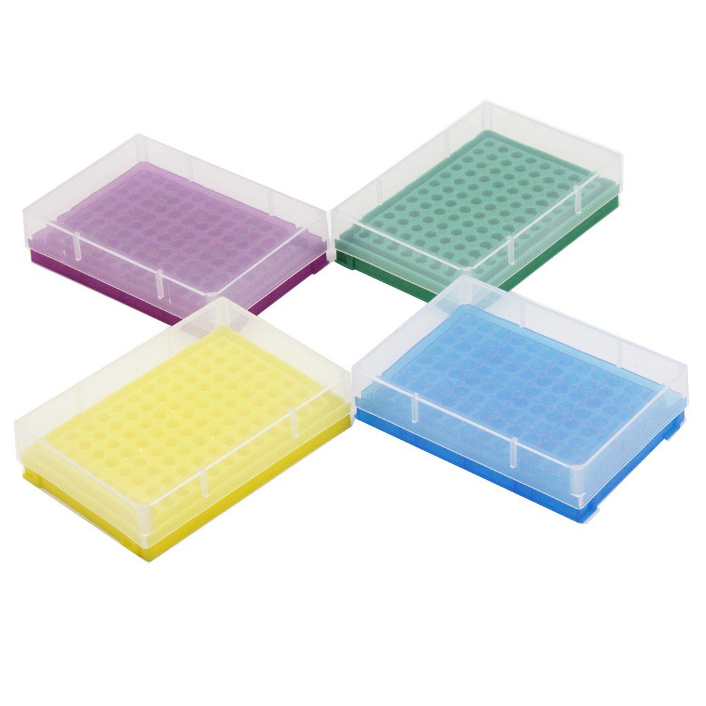 PCR Tube Rack for 0.2ml Micro-Tubes, 8 x 12 Array Pack of 4 Bo9e ...