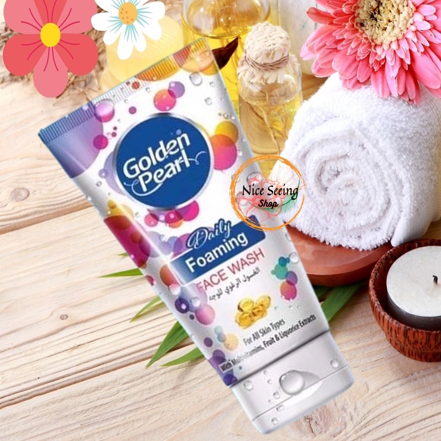 โฟมล้างหน้า Golden Pearl Foaming Face Wash For Brighter Skin 100% Original From Pakistan ...