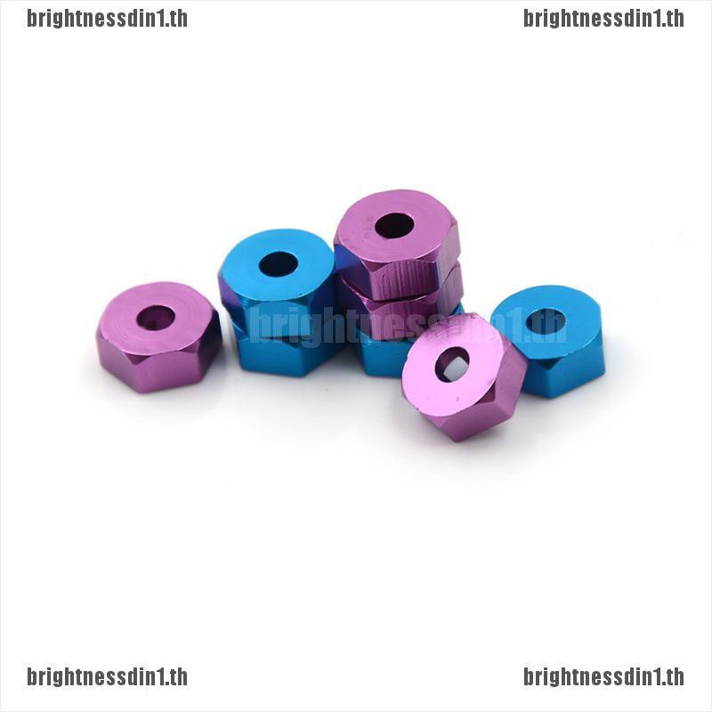 BD 4pcs Aluminum Wheel Hex Nut 12MM With Pins Drive Hubs HSP 1/10 ...