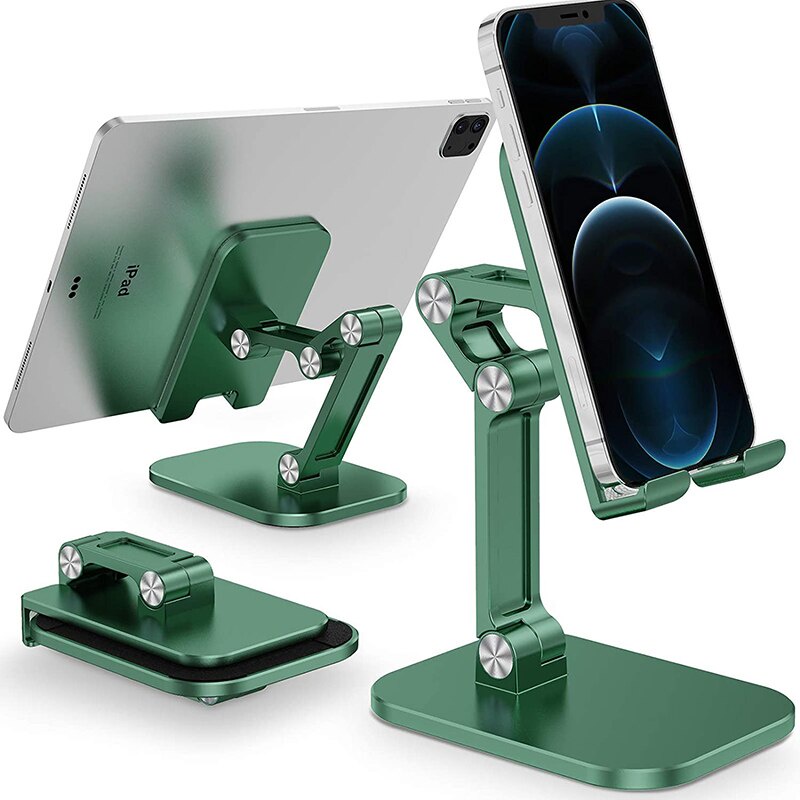 ☃Foldable Desk Mobile Phone Holder Stand For iPhone 12 11 iPad Pro ...