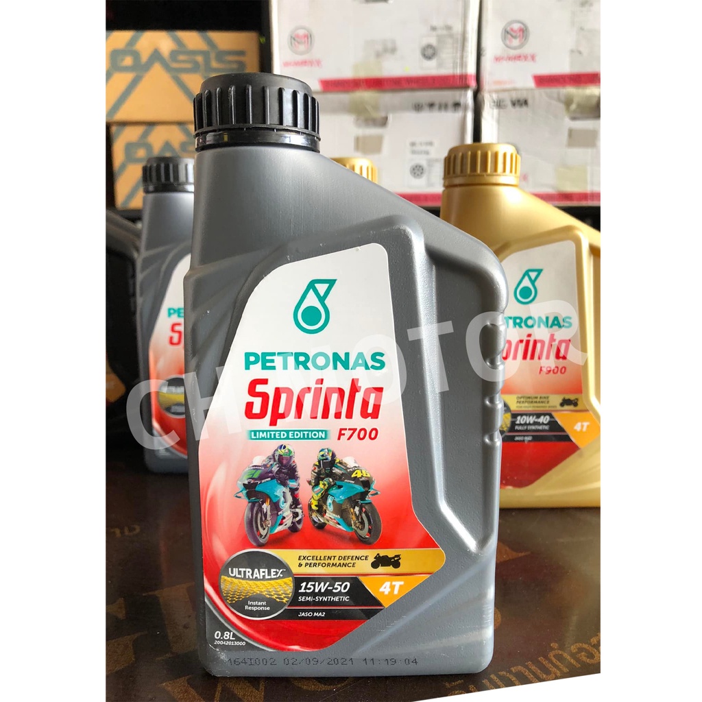 Petronas Sprinta F700 1 ลิตร 15W-50 (4T) 0.8 ลิตร 15W-50 (4T) Limited ...