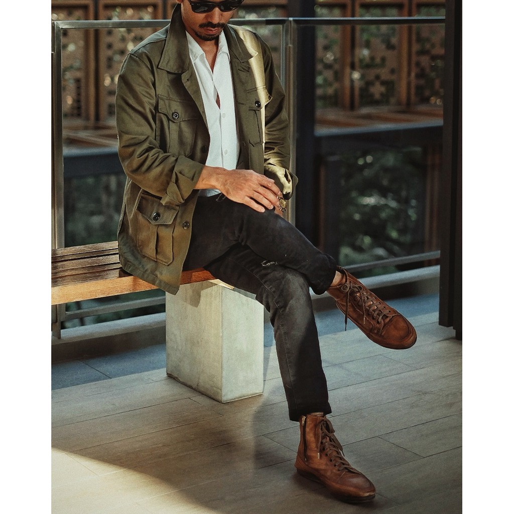 SAFARI JACKET (สีเขียว) - phumm.official - ThaiPick