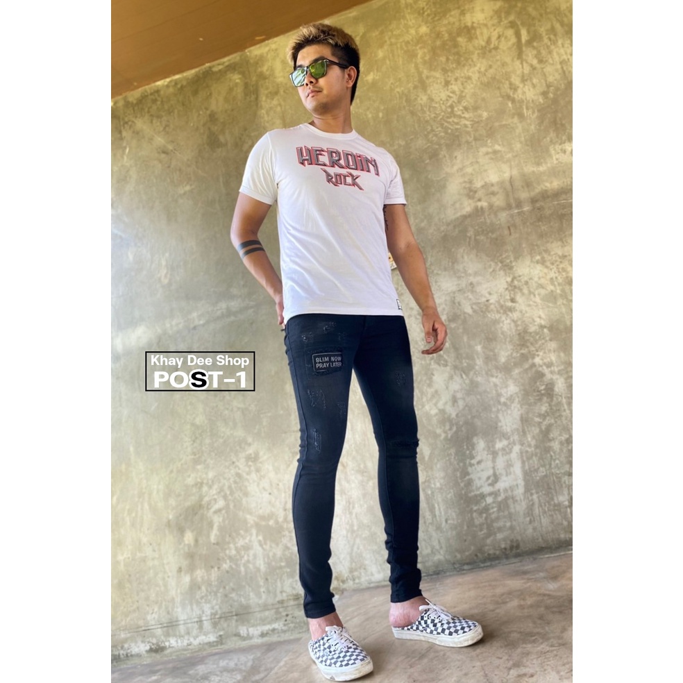 ยีนส์เดฟชาย งานพรีเมียมดำฟอกสุดฮิต - khaydee_888 - ThaiPick