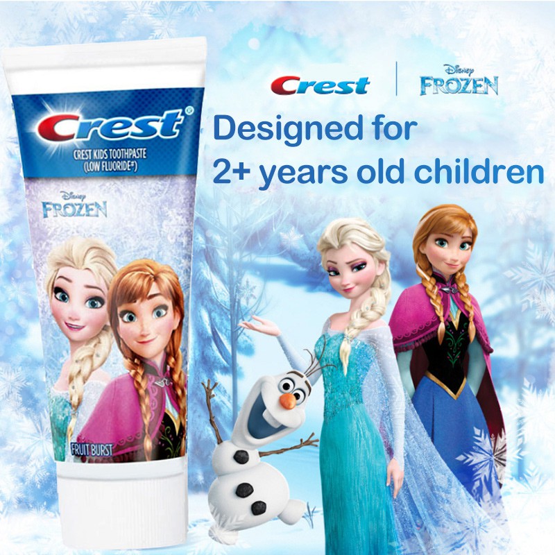 ยาสีฟัน Crest Children Toothpaste Low Fluoride Formula Gentle Care for ...