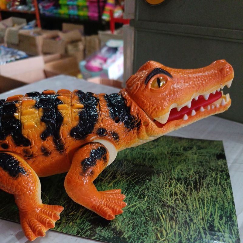 Bo-1048 ฟิกเกอร์จระเข้ รูปทรงจระเข้ ของเล่นสําหรับเด็ก - cheerfultoysmu ...