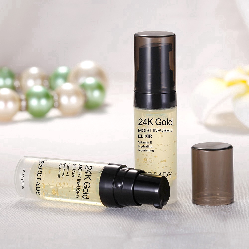 Face Primer 24k Gold Elixir มอยซ์เจอไรเซอร์ให้ผิวเรียบเนียนเบส 6ml ...