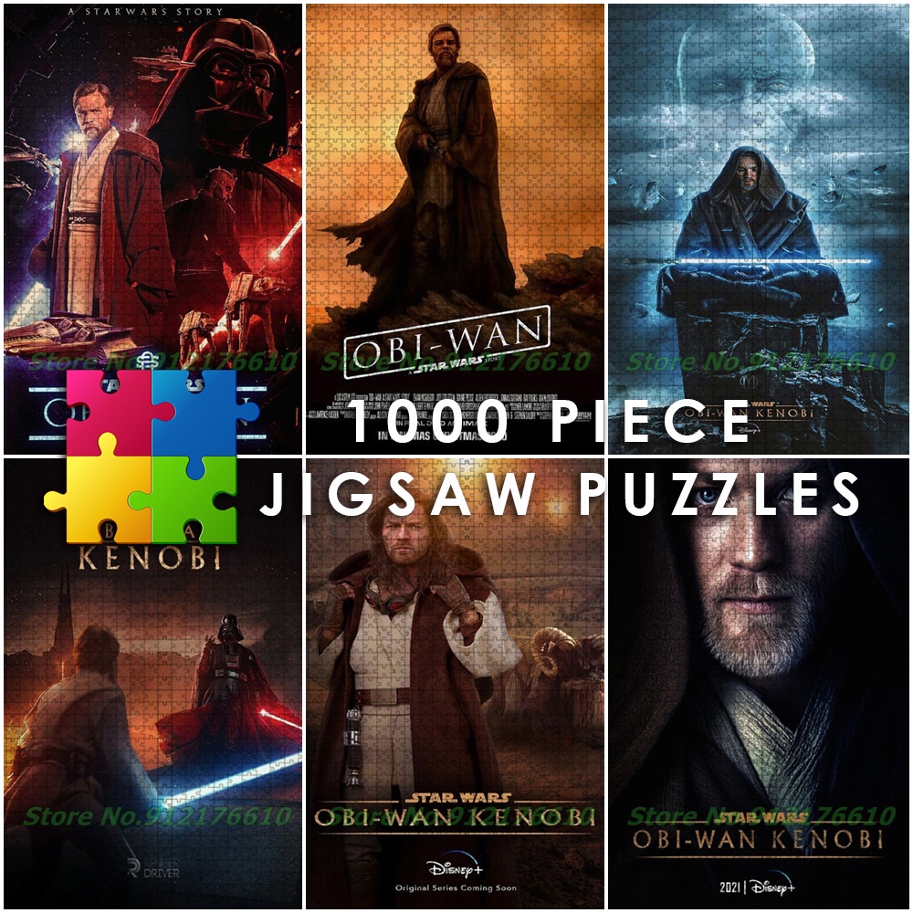 1000 Piece Jigsaw Puzzles Disney Marvel 2022 Star Wars Diy Puzzle Paper Obi-Wan Kenobi ...