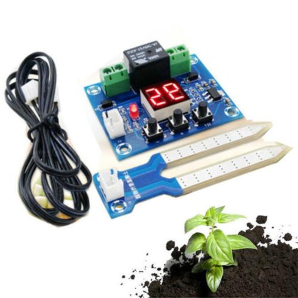 XH-M214 Soil Moisture Controller Plant Watering System โมดูลรดน้ำต้นไม้อัตโนมัติ | Shopee Thailand