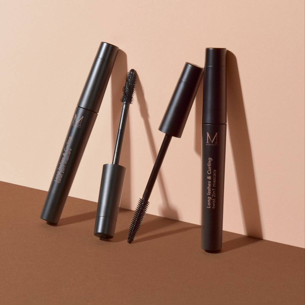 MERREZCA Long LashesTwist 2in1 Mascara เพิ่มความหนา กันน้ำ ไม่เลอะง่าย ...