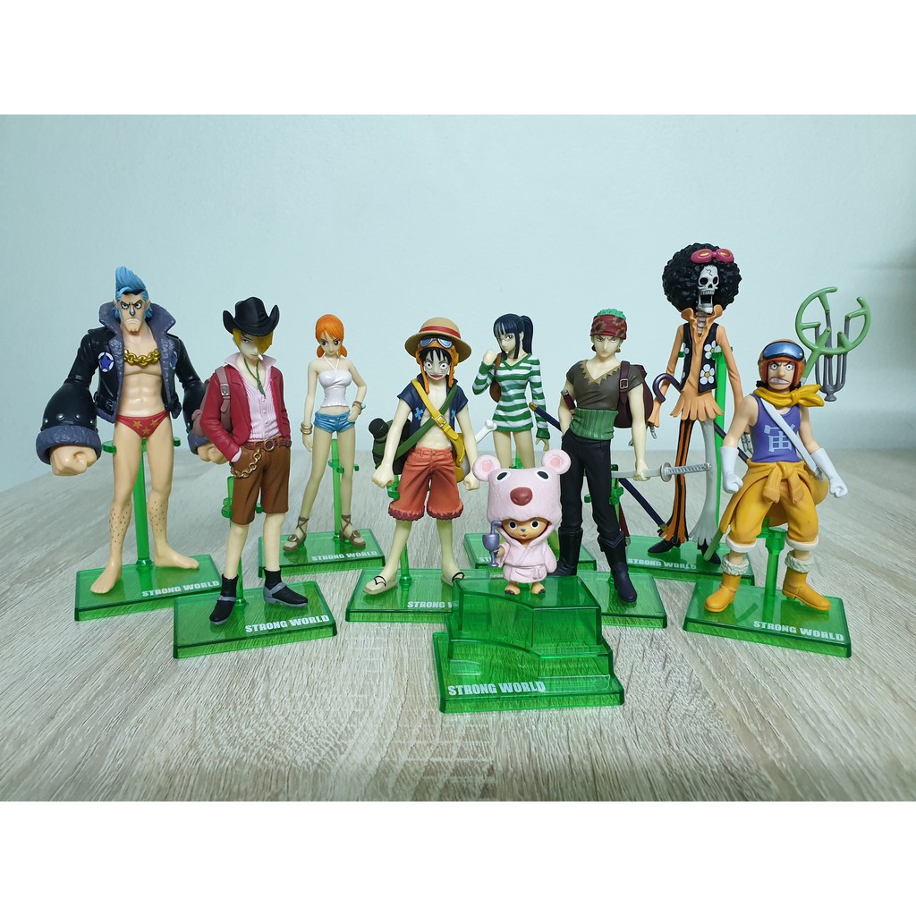 โมเดล One Piece กลุ่มหมวกฟาง ของแท้ Lp - Strong World styling 9 ตัว ...