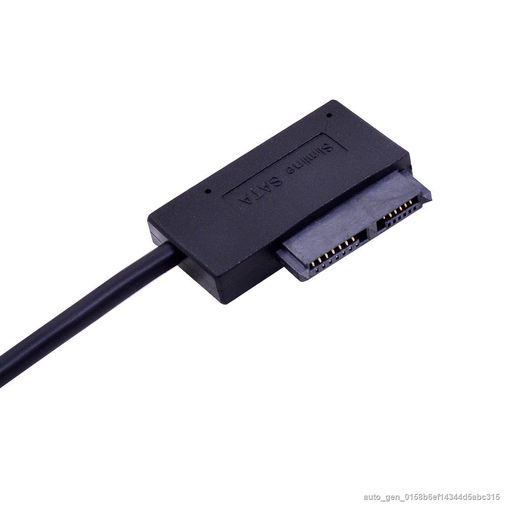 CHIPAL USB 2.0 to 67 13Pin Slimline Slim SATA Cable with External USB2 ...