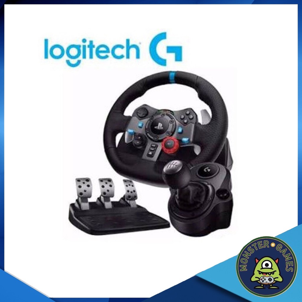 **โค๊ด ALLGMS12 ลด 80.-** พวงมาลัยรถพร้อมเกียร์ Logitech G29 (Driving ...