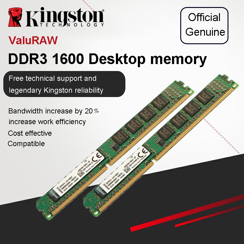 Ready Stock】Kingston PC Memory RAM Memoria Module Computer Desktop 1GB 2GB PC2 DDR2 4GB DDR3 8GB ...