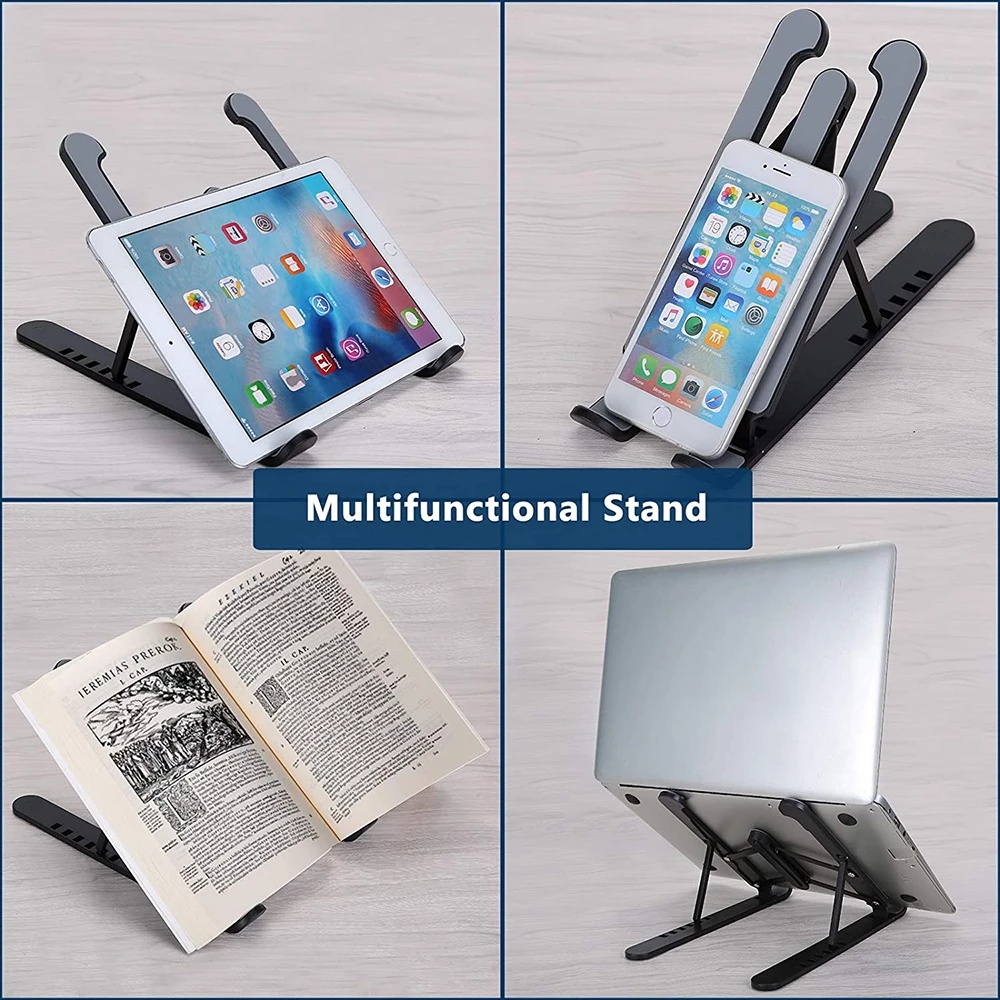 Foldable Laptop Stand Portable Notebook Support Base Holder Adjustable ...