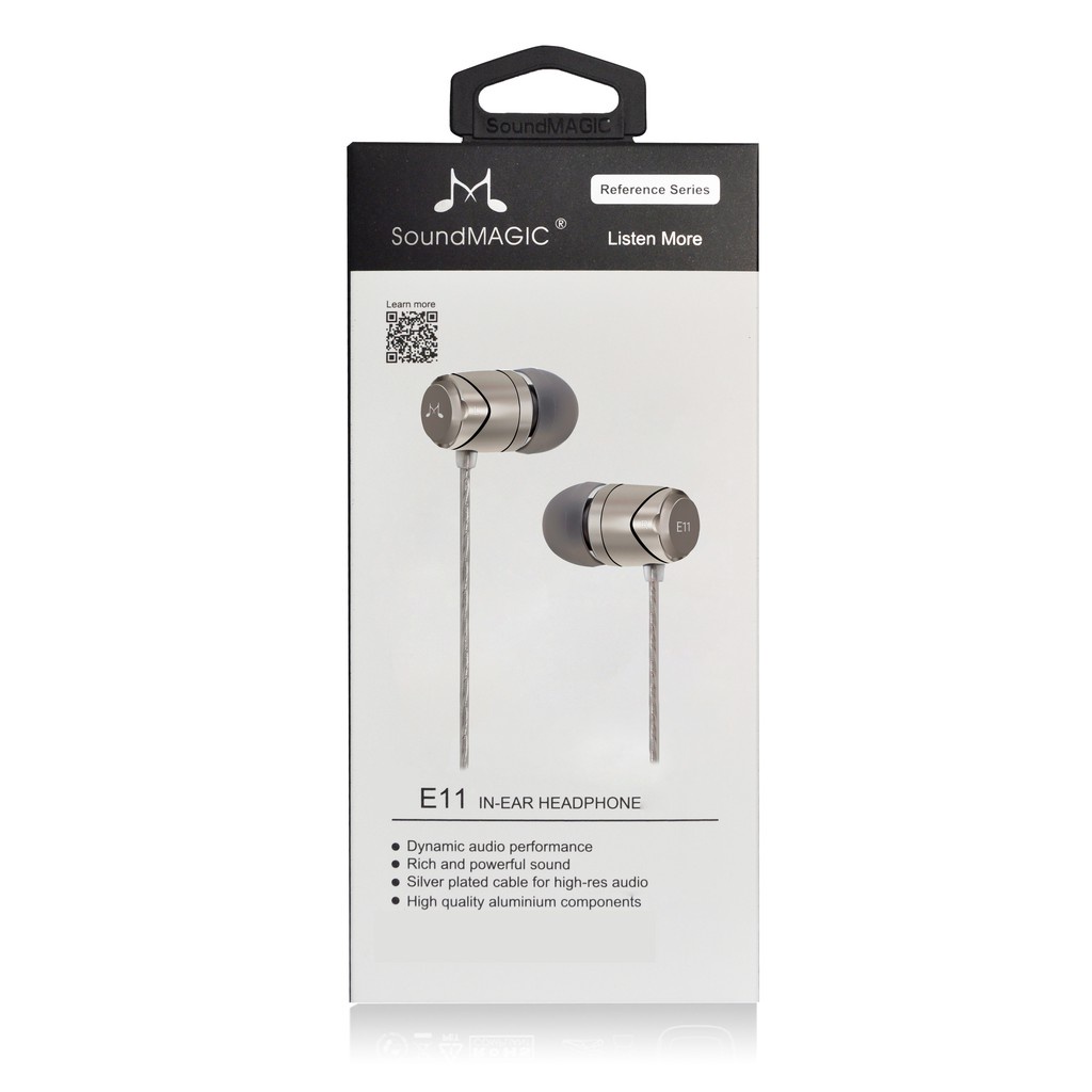 Soundmagic E11 หูฟังอินเอียร์ แบบมีสาย ไม่มีไมโครโฟน HiFi ตัดเสียงรบกวน สีดํา - mva8kg09es ...