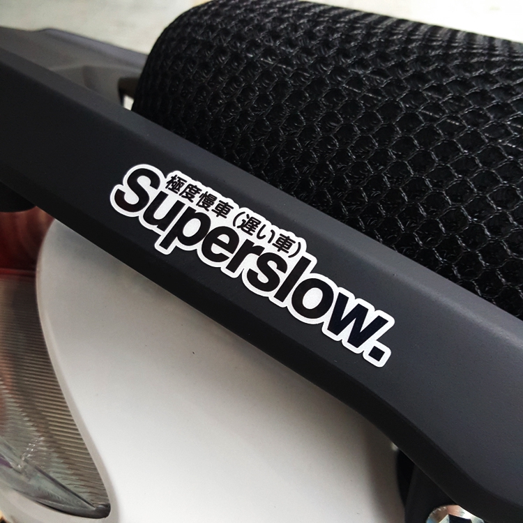 ตกแต่งรถยนต์ไฟฟ้า Superslow ช้ามากบุคลิกภาพรถยนต์รถจักรยานยนต์ไฟฟ้าตก ...